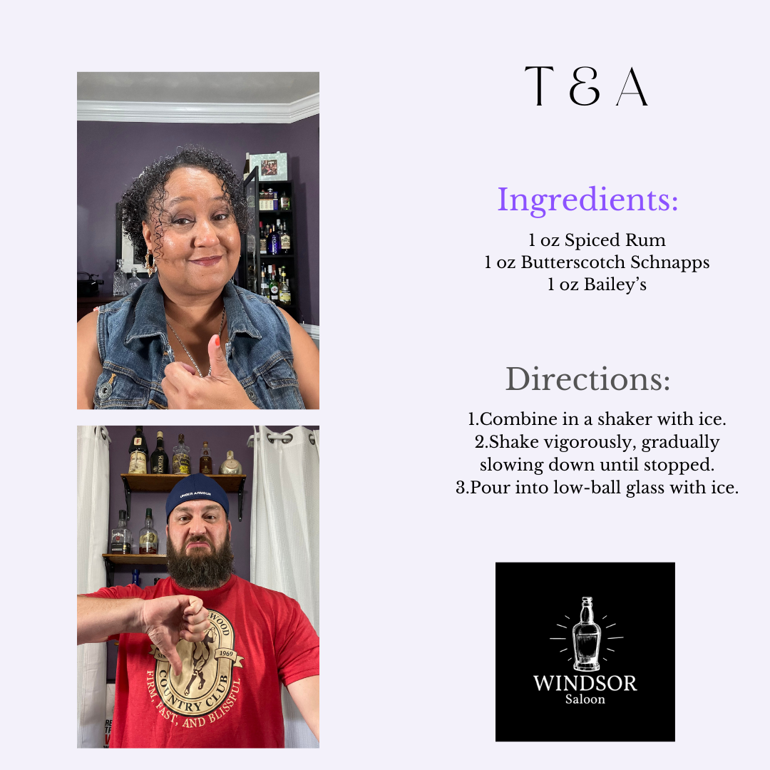 Shake Up Your Night with the T&A Cocktail - The Windsor Saloon